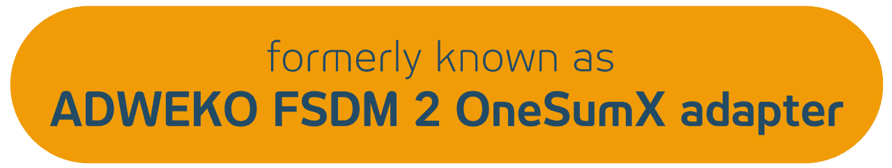 ADWEKO Integrate for FSDM & OneSumX | ADWEKO | IT-Lösungen für Banken ...